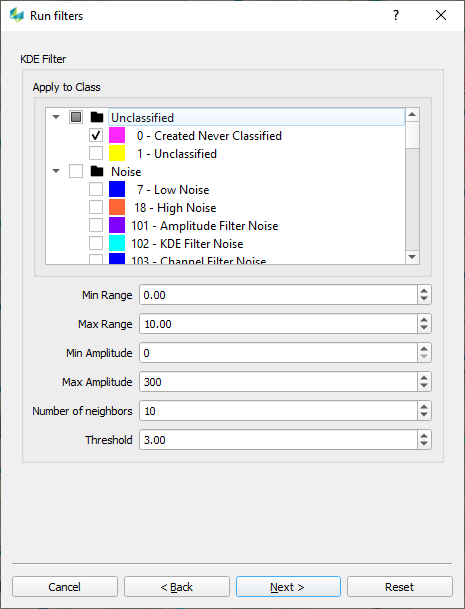 Iterative LiDAR noise filtering Iterative LiDAR noise filtering